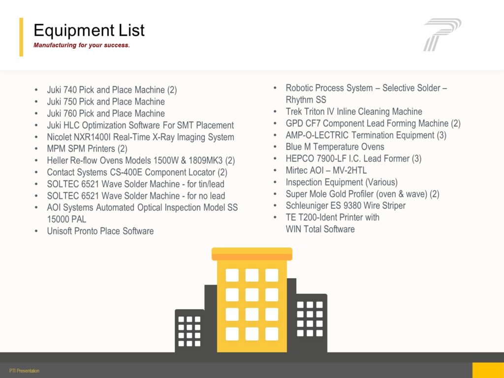 Equipment | Practical Technologies, Inc.